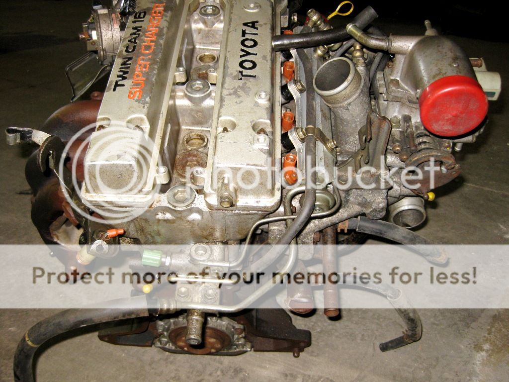 ENGINE JDM 4A-GZE DOHC 1.6L SUPERCHARGED TOYOTA MR2 AW11 86 89 MOTOR ...