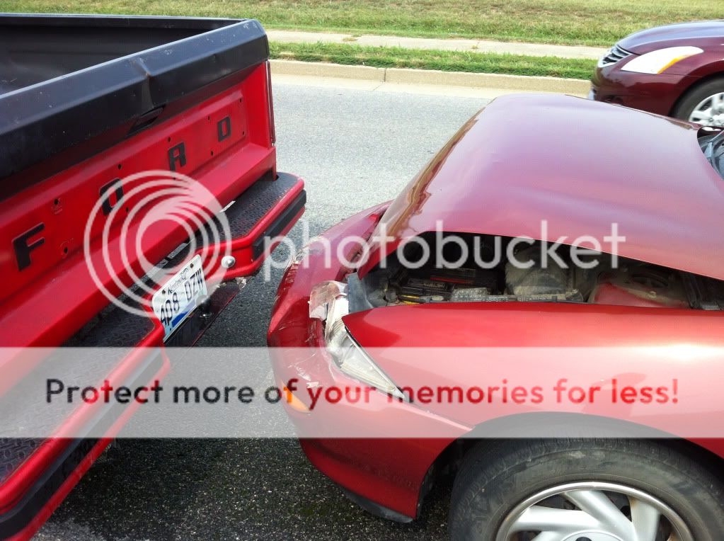 Involved in a rear end collision this afternoon... - Ford Truck ...