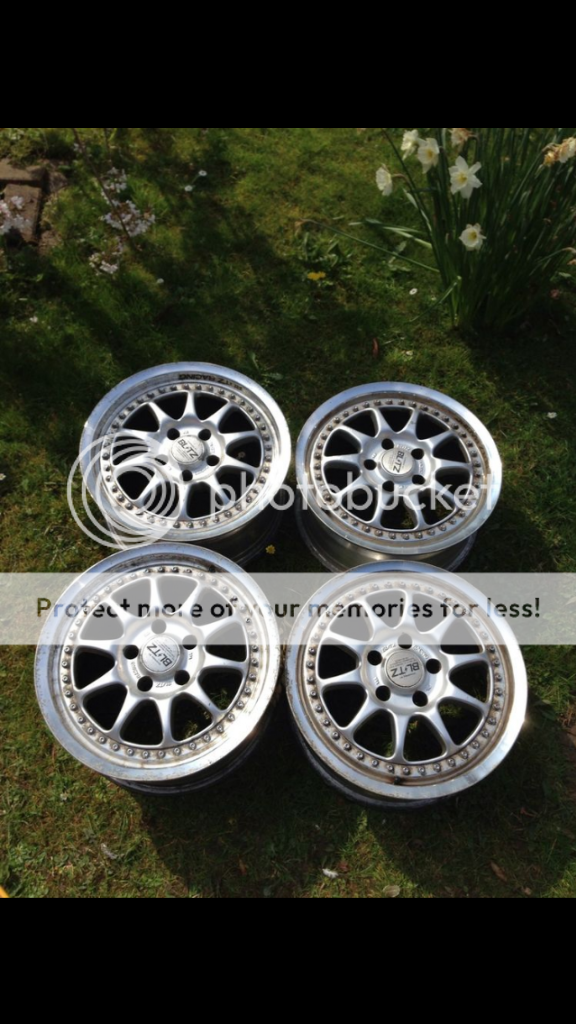 Blitz Type 01 16" Wheels Staggered 7J & 8J | Driftworks Forum