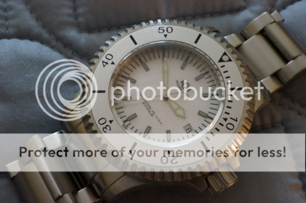 SOLD. RGM 300 Diver on Bracelet with rubber, 2 bezels - $1900 ...